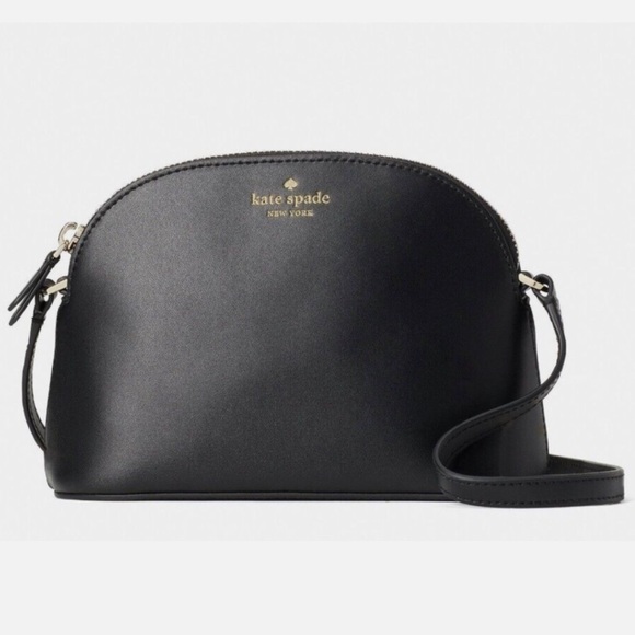 kate spade | Bags | Kate Spade Kali Small Dome Crossbody Black Leather ...